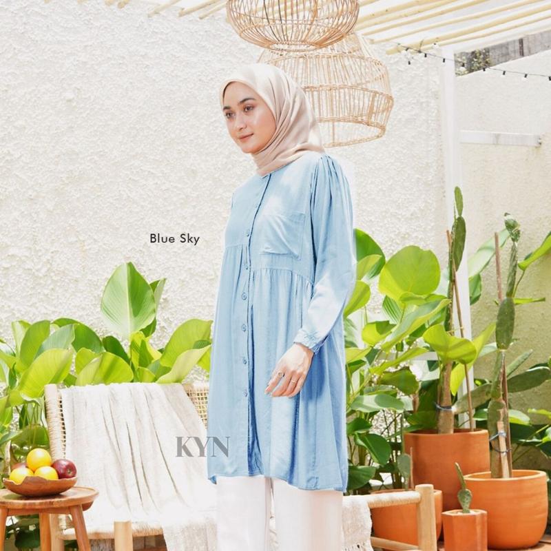 Zenitha - Adella 01 Blouse Wanita Korean Style Kekinian Bahan Rayon ...