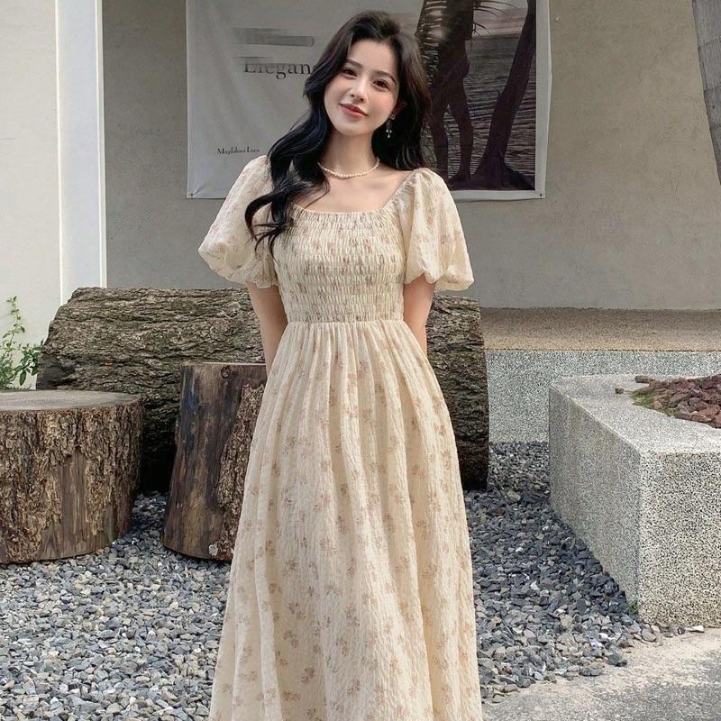[ KODE 201 - 300 ] DRESS KOREAN KARET BUNGA - Shop | Tokopedia
