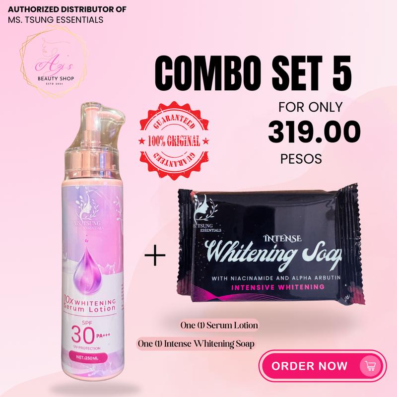 Ms Tsung Lotion serum and intense whitening Soap (Perfect Combo ...