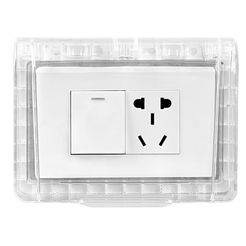 Wall Socket Switch Protective Case Power Dust Cover Rectangl - TikTok ...