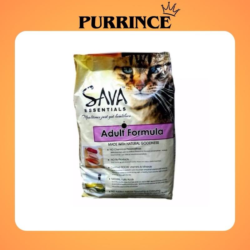 Sava Essential Adult Dry Cat Food 9kg - TikTok Shop Singapore