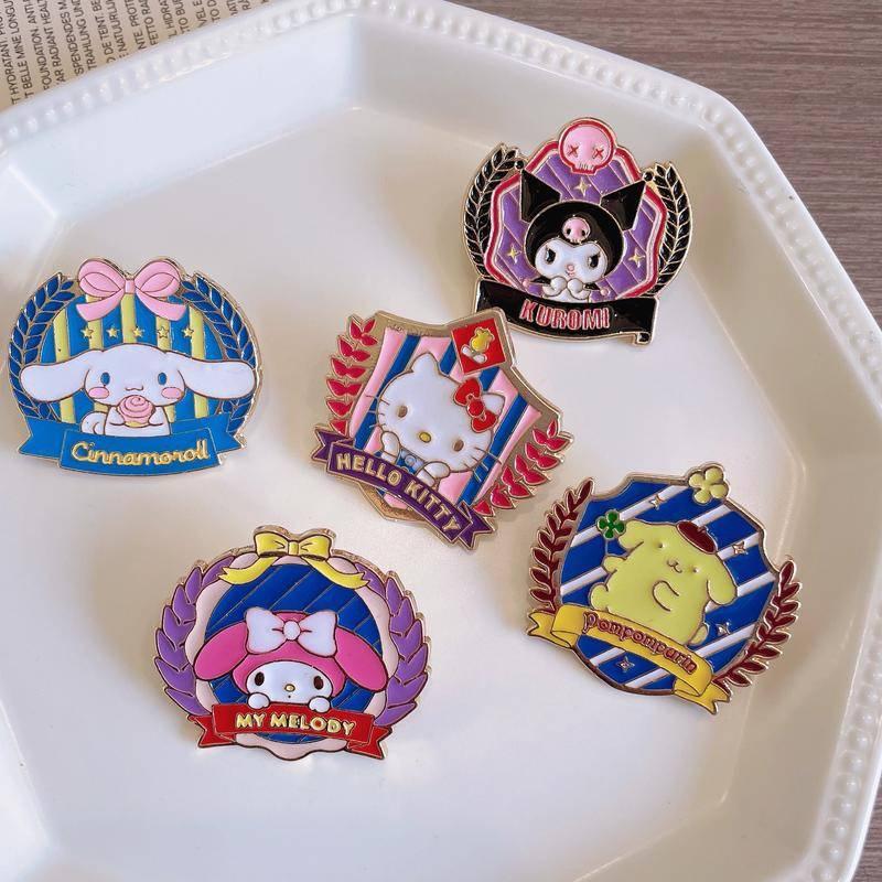 Japan Anime Sanrio Pin Fashion Anime Kawaii Brooch Fan Collect - TikTok ...