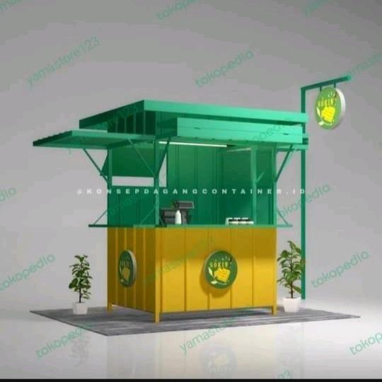 Kontainer Both ukuran 180x150x200 booth portable container - Shop ...