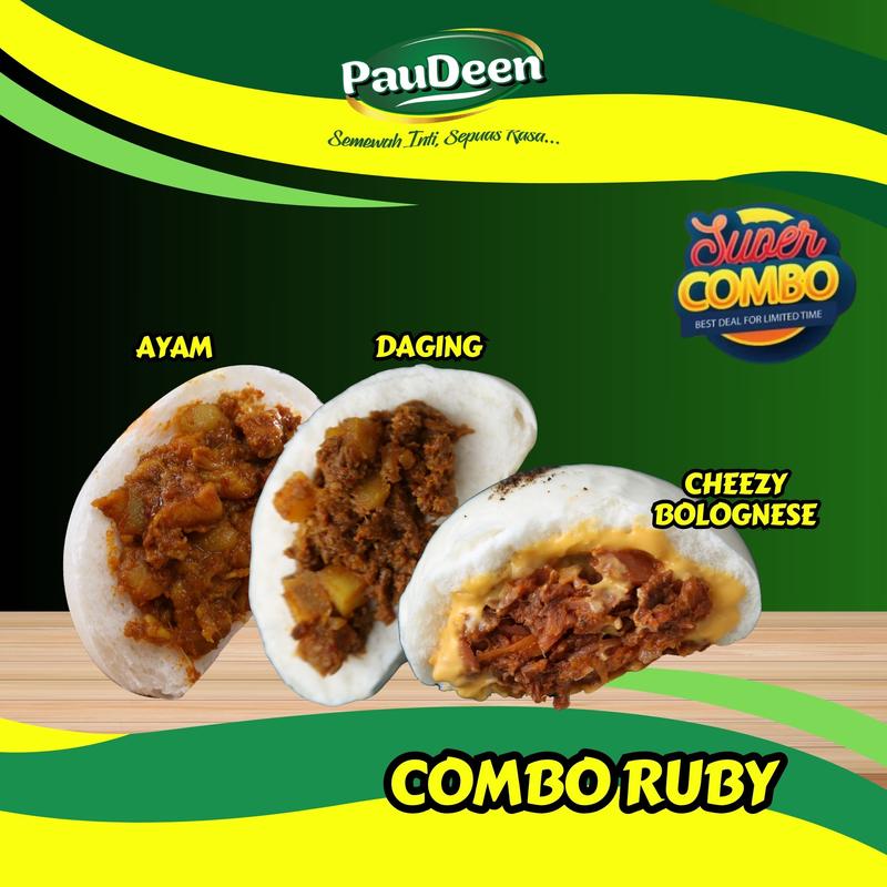 Combo pack RUBY - AYAM, DAGING, CHEEZY BOLOGNESE - TikTok Shop Malaysia