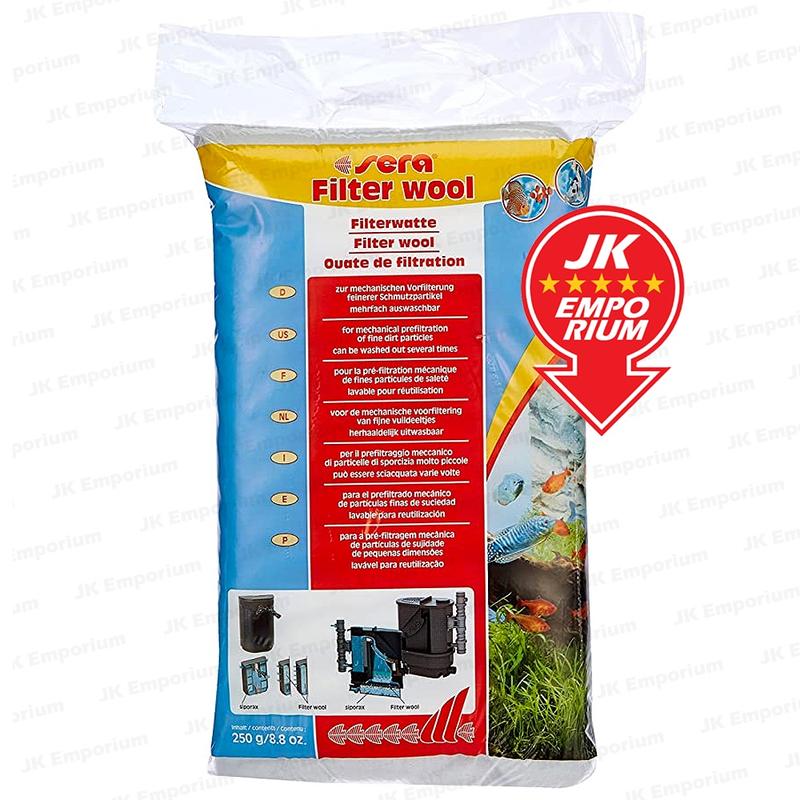 Sera Filter Wool Premium Mechanical Prefilter Fine Dirt Particles ...