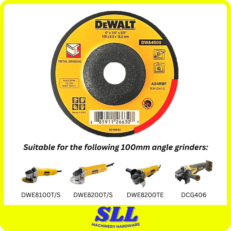 DEWALT DWA4500 Disc Angle Grinder Grinding Cutting Grinding Wheel ...