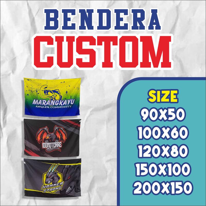 BENDERA CUSTOM - BENDERA KELAS - BENDERA KOMUNITAS - Shop | Tokopedia