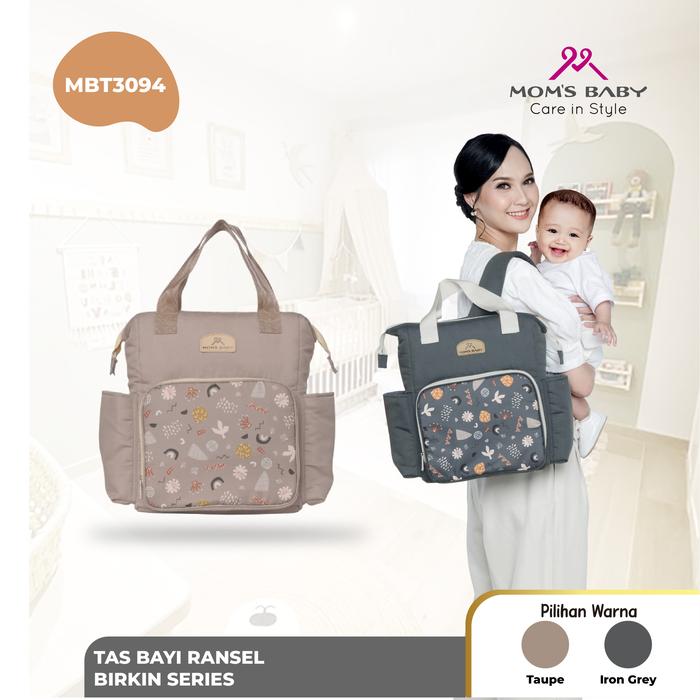 Promo Mom's Baby Tas Bayi Ransel Birkin Series MBT3094 - Cokelat - Kota ...