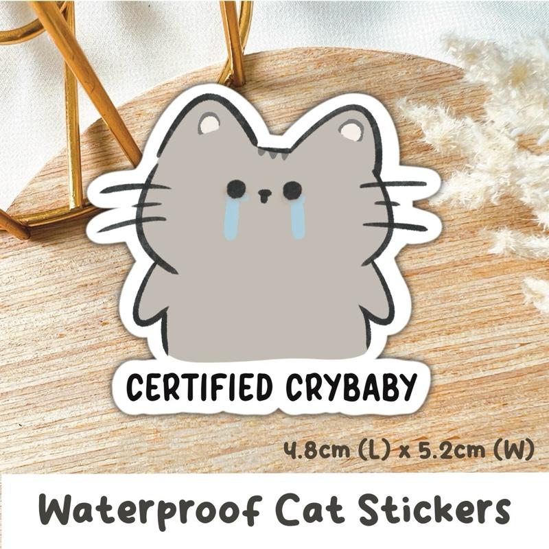 [STICKER] - Certified Crybaby (waterproof) - TikTok Shop Singapore