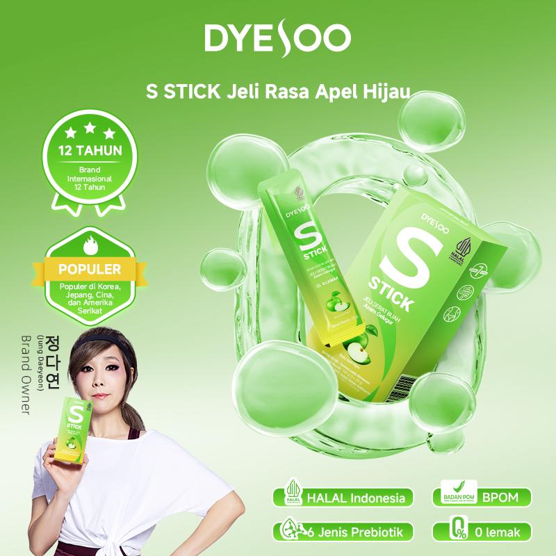 Dyesoo S STICK Jeli Rasa Apel Hijau 1 BOX [5PCS] - Bersertifikat HALAL ...