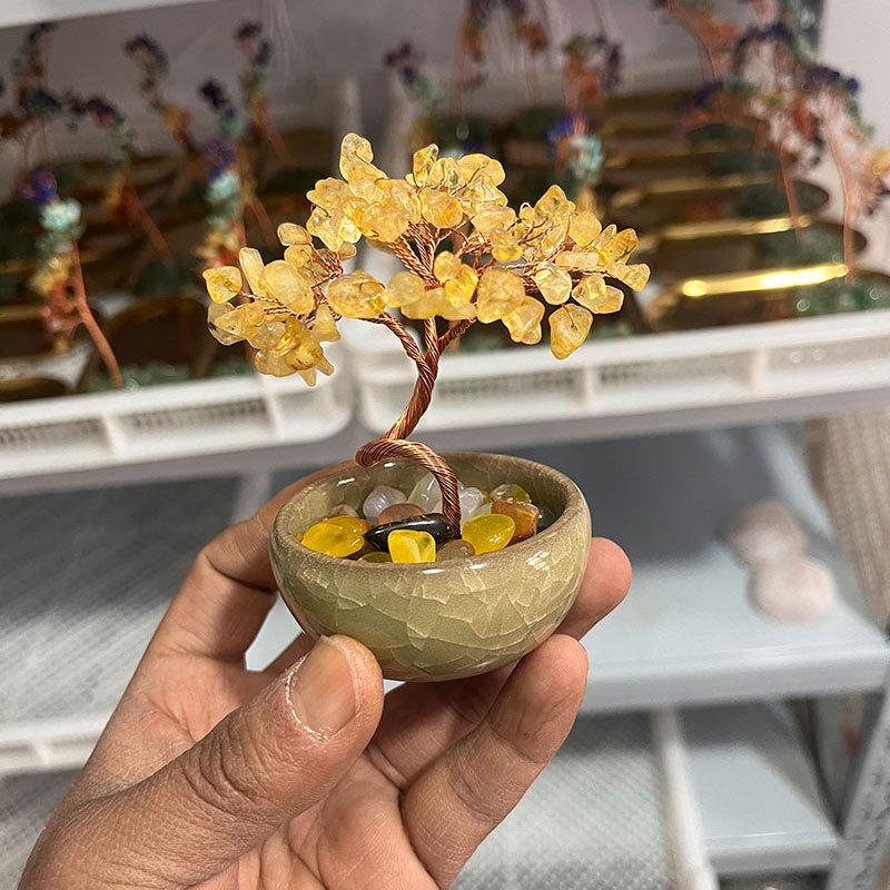 Cornucopia crystal Fortune Tree ornament - TikTok Shop Singapore