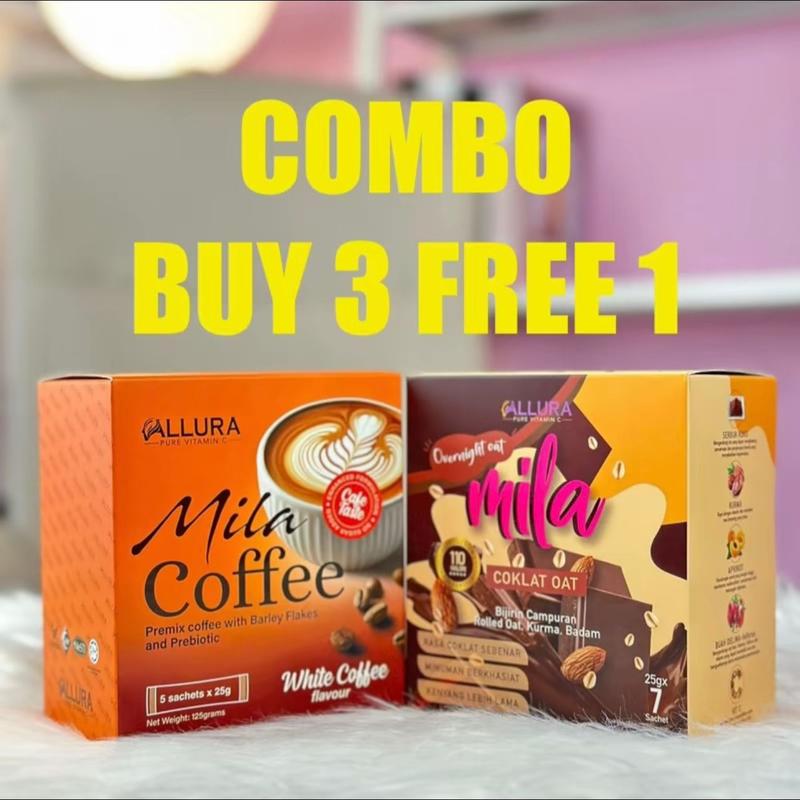 ALLURA (ALLURA PROMO) BELI 3 KOTAK FREE 1 KOTAK MILA COKLAT OAT ...