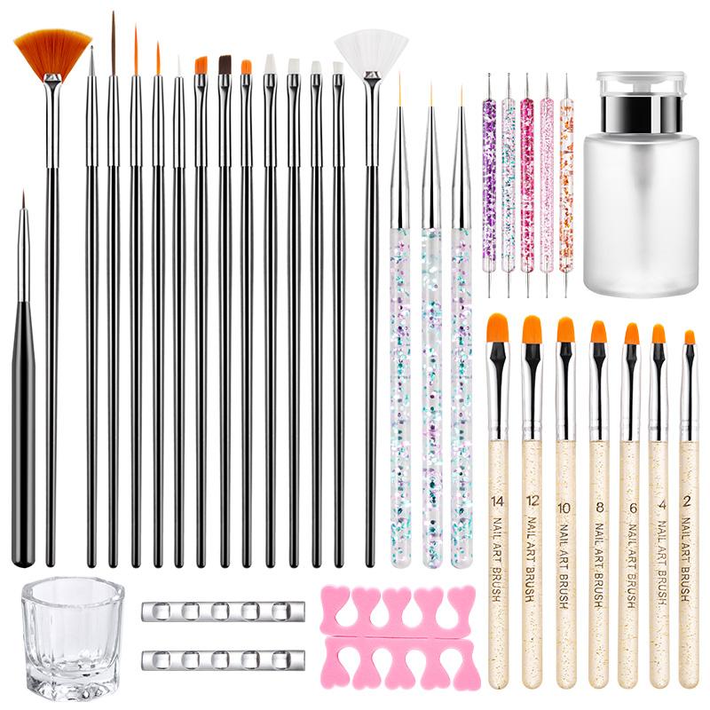 Set Berus Seni Kuku, Lusluking, 36Pcs, Termasuk Pen Menghias - TikTok ...