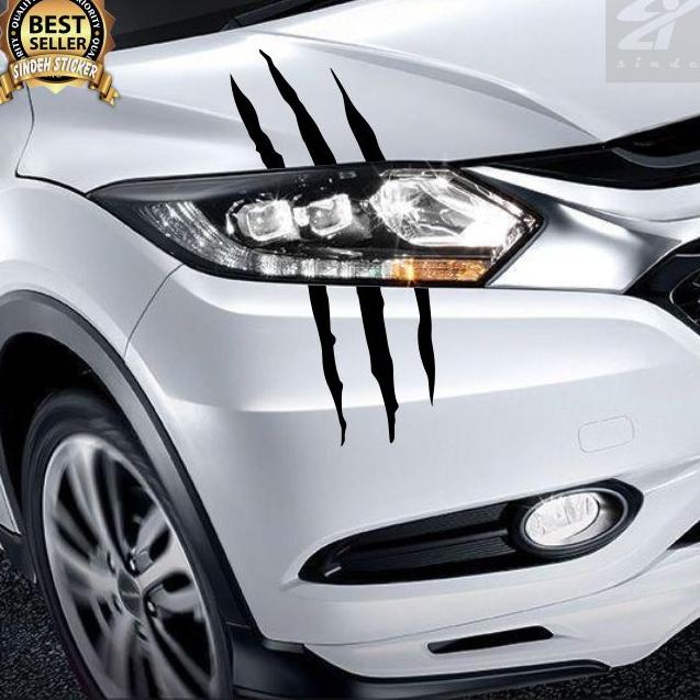 cutting sticker cakar wolverine claw stiker lampu mobil keren murah ...