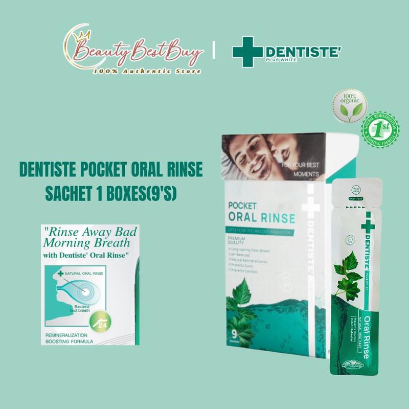 Dentiste Pocket Oral Rinse Sachet 1 Boxes(9's) for Travel - TikTok Shop ...