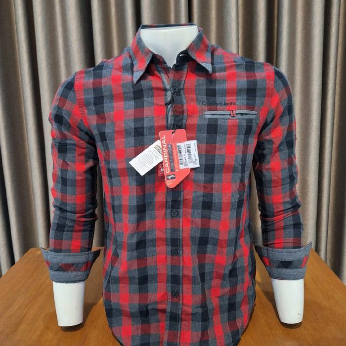 Jual Kemeja Pria Cardinal Jeans Casual Premium New Serries Original ...