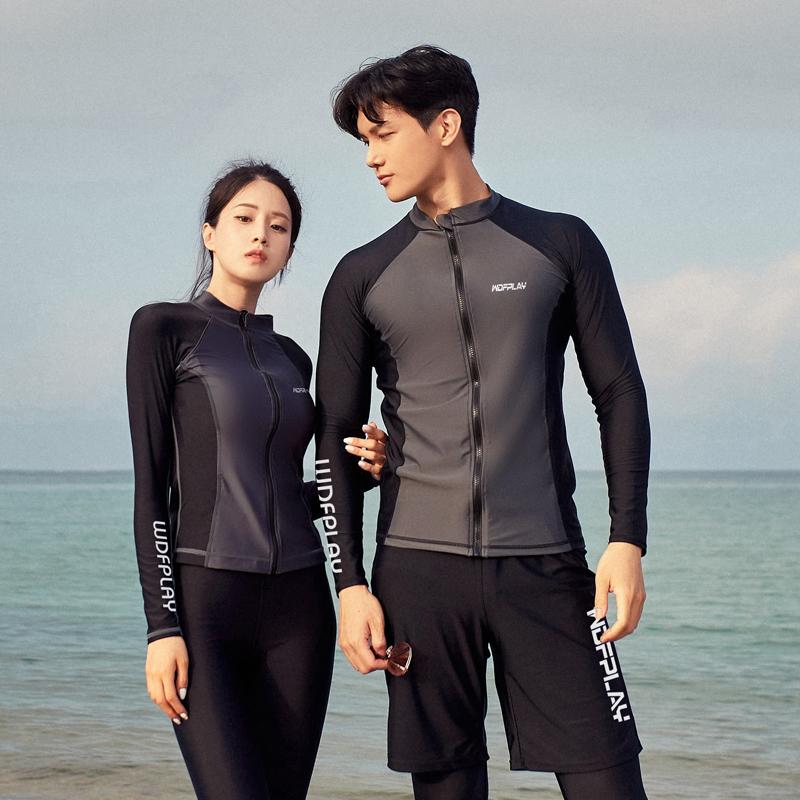 WDFPLAY diving suit men's surfing suit quick drying protective - TikTok ...