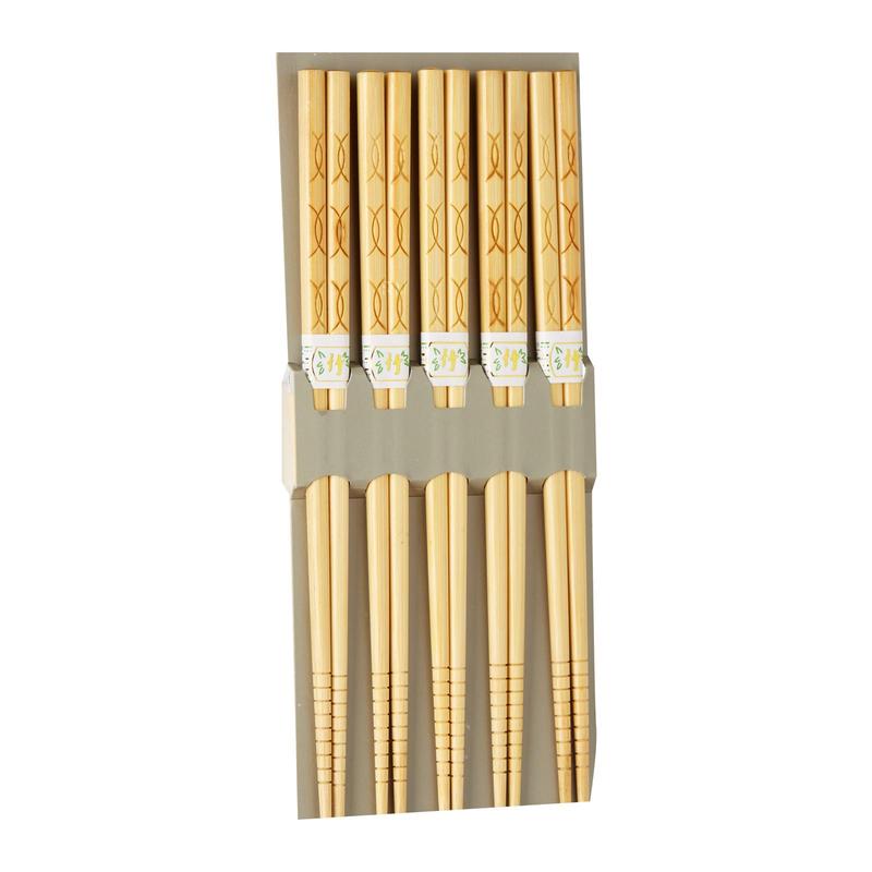 Vesta Carved Bamboo Chopsticks (Curve) (10Pr) x 2 pack - Cutlery ...