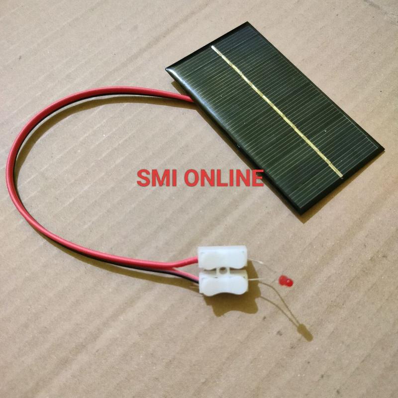 modul solar cell panel surya mini 5v 1w 200ma Alat Anak Kabel Lampu ...