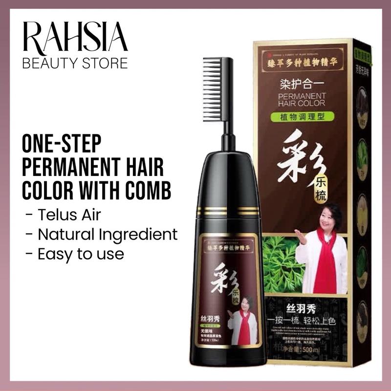 3 in 1 Hair Dye Color Permanent Hair Color Telus Air Tutup Uban ...
