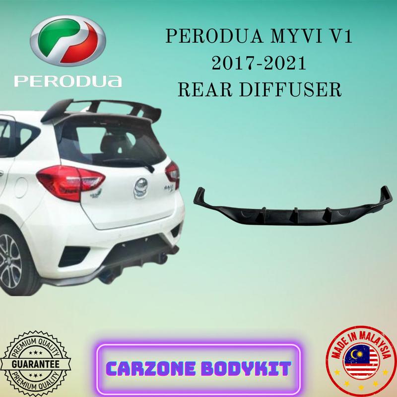 PERSODUA MYVI V1 REAR DIFFUSER BODYKIT (PU) FOR 2017 2018 2019 - TikTok ...