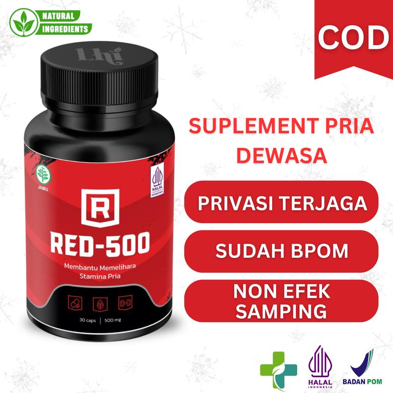 RED 500 - Suplement Herbal Untuk Kesehatan Pria Dewasa Isi 30 - Shop ...