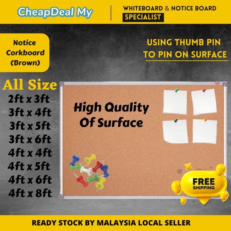 papan notis corkboard /Notice corkboard / Notice cork board (ALL ...