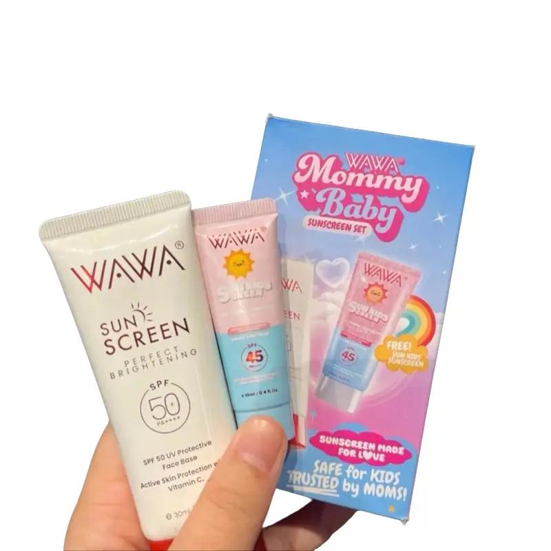 Wawa Mommy Baby Sunscreen Spf 50 Original HQ Wajah - TikTok Shop Malaysia