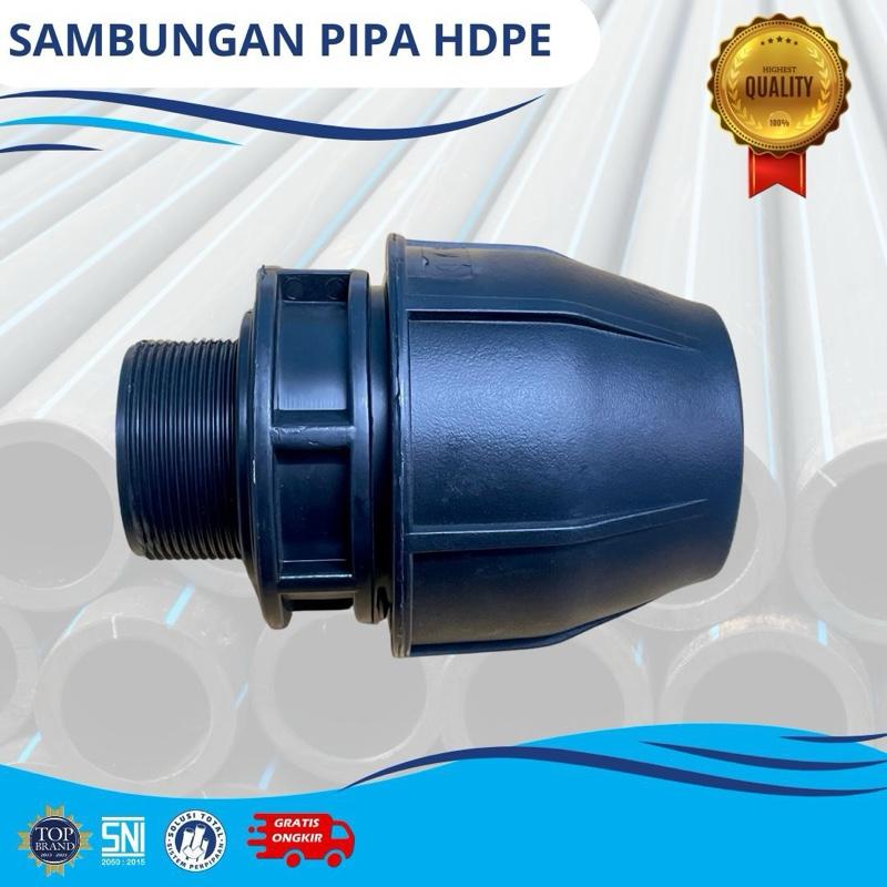 Shock Drat luar sambungan pipa hdpe Ukuran 25X3/4" - Shop | Tokopedia