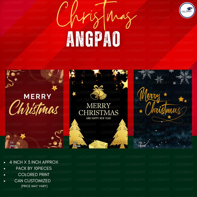 MERRY CHRISTMAST COLORED ANGPAO Pocket size Money Envelope - TikTok ...