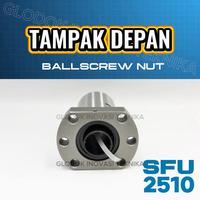 Jual PAKET ballscrew SFU 2510 SFU2510 25mm ball screw nut as shaft ulir ...