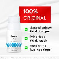 Jual 100% ORIGINAL Tinta Canon GI 71 Small Cyan - Printer G1730 G1737 ...