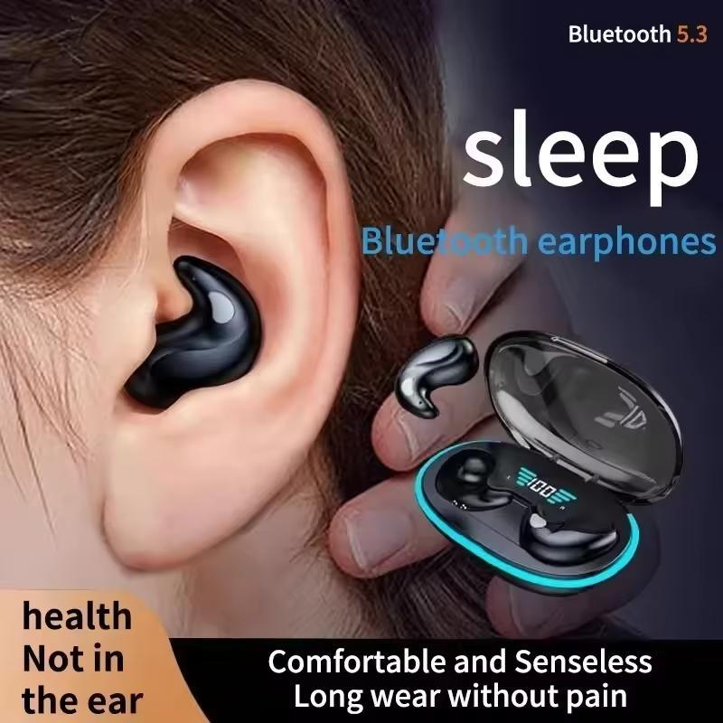 Earbud TWS Mini X55 Invisible Sleep Wireless Earphone Stereo Music ...