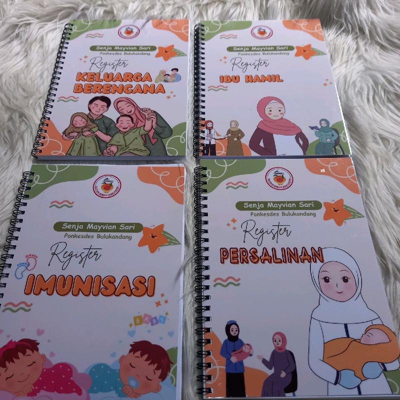 Register Bidan Uk A4 (BESAR) Sampul Soft Laminating Bisa Pakai - Shop ...