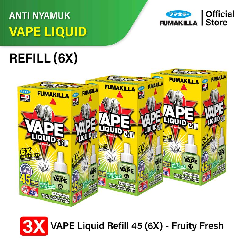 Fumakilla Vape Refill Obat Nyamuk Fruity Fresh 6X Lebih Efektif - Shop ...