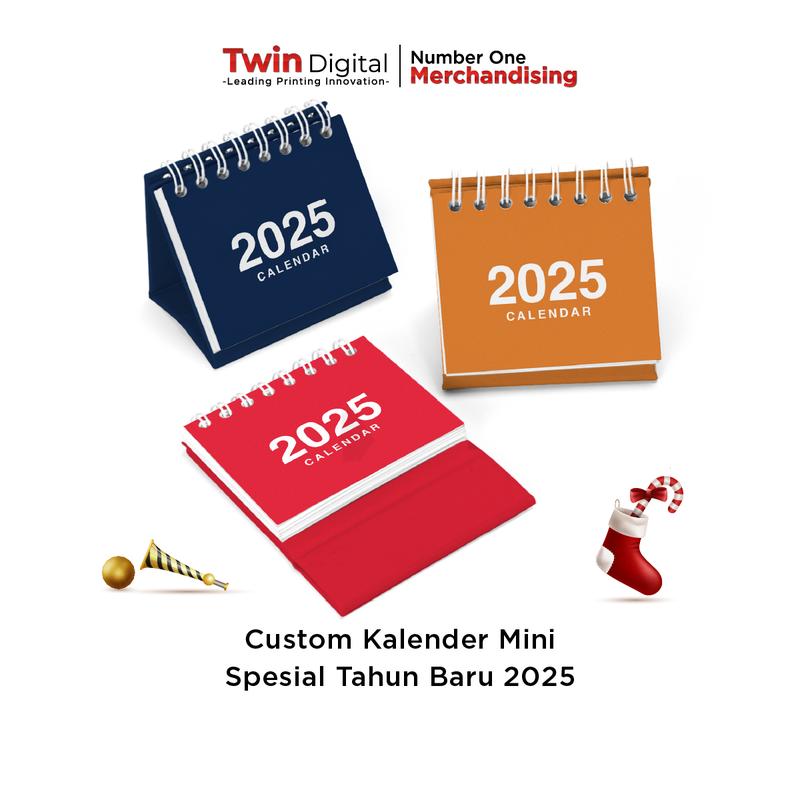 Custom Kalender Mini Polos Spesial Tahun Baru 2025 - Shop | Tokopedia