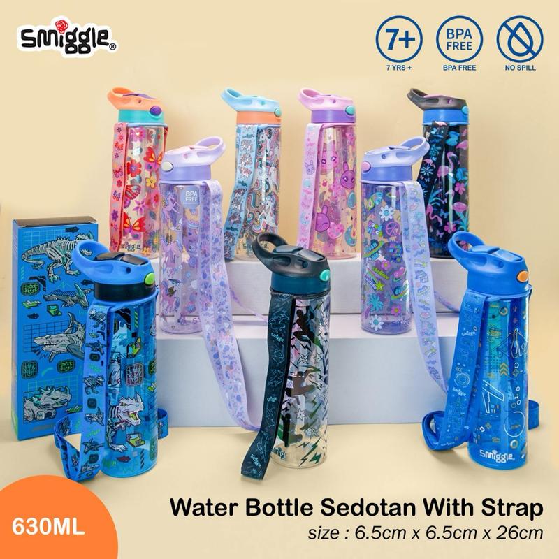 Smiggle Flip Botol Minum Anak Tali 630ml BPA FREE / Water Bottle - Shop ...