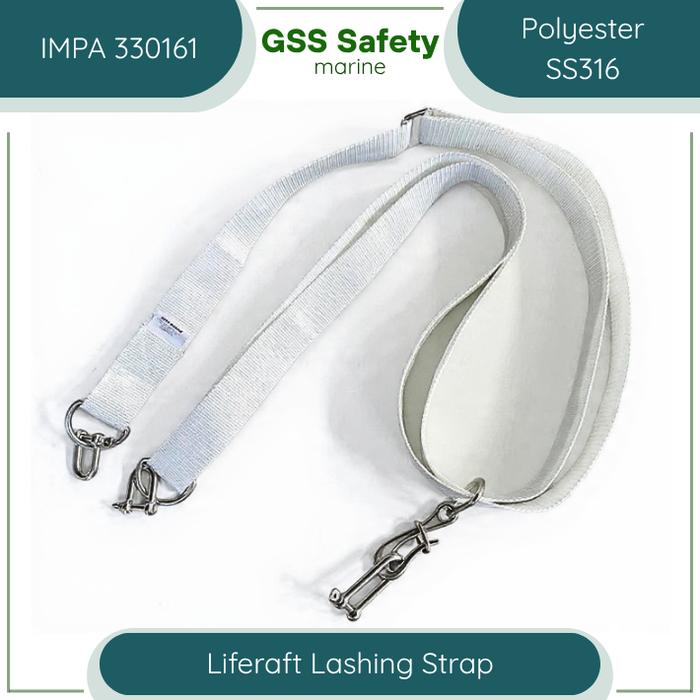 Jual IMPA 330161 Liferaft Lashing Strap with Pelican Hook for 4-25 ...
