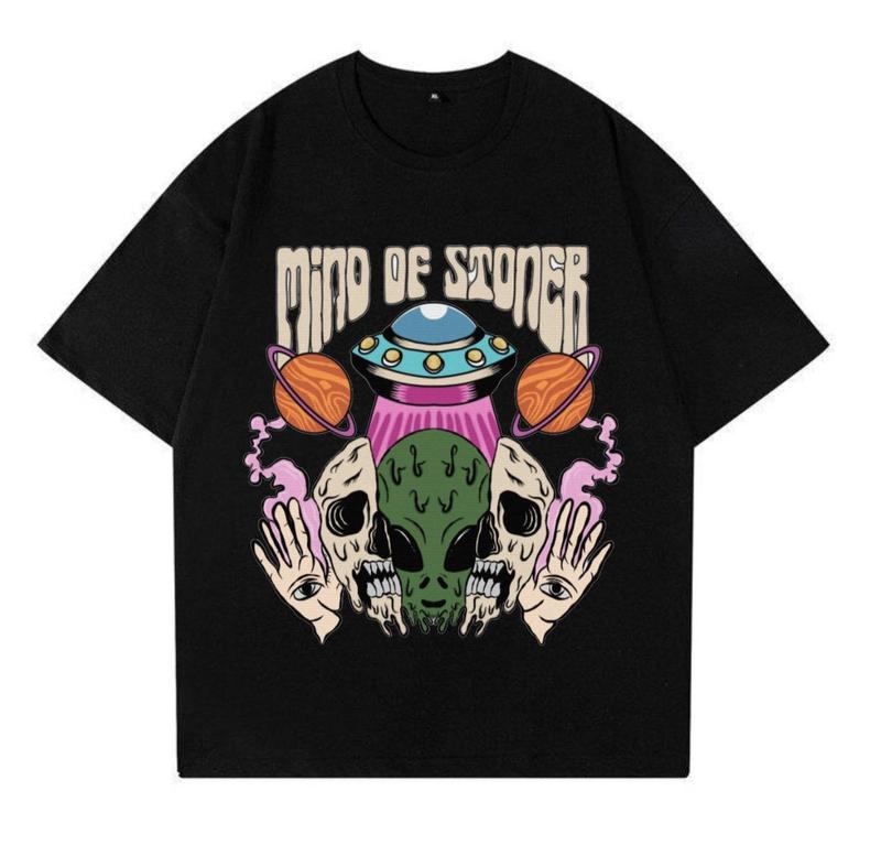 Tshirt Kaos Mind Of Stoner Baju Atasan Oblong Distro Katun Tc - Shop ...