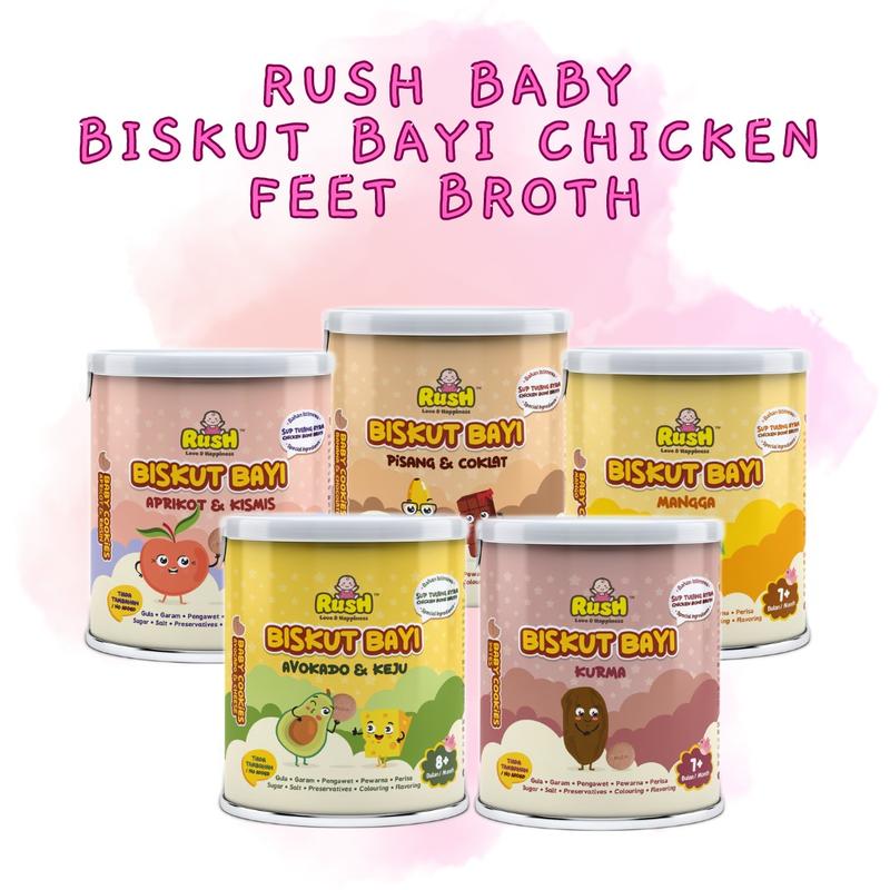 [RUSH] BISKUT BAYI - SUP TULANG AYAM 7M+ - TikTok Shop Malaysia