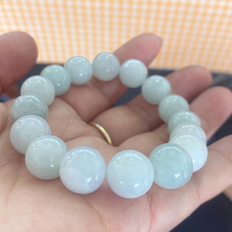Jade Bracelet - Sky Blue Jade Bracelet - TikTok Shop Malaysia