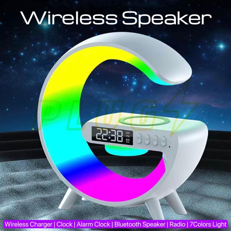 [COD] PLUGS Bluetooth Speaker With Wireless Charging Smart RGB - Shop ...