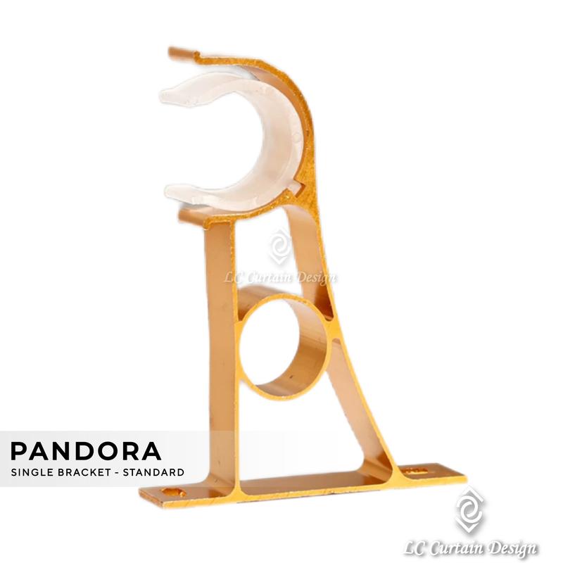 [ LC Curtain Design ] Pandora Curtain Rod Single Bracket Premium ...