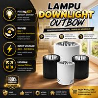 Promo SIVITECH Kap Lampu Downlight Outbow 3.5 4 5 Inch E27 Bulat Hitam ...