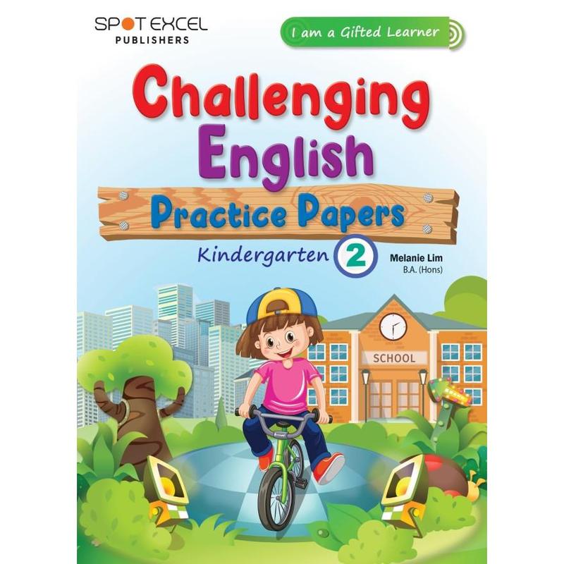 Challenging English Practice Papers Kindergarten 2- Grammar/Preschool ...