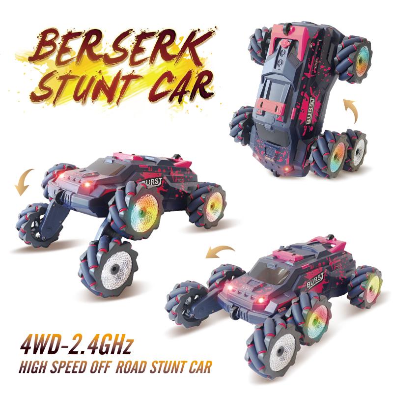 2.4G Six Wheel Spray RC Stunt Car Swing Arm Drift Vehicle Gesture ...
