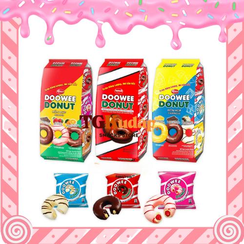 30g x 12pcs Doowee Donut Cake [White Chocolate / Cheese / Chocolate ...