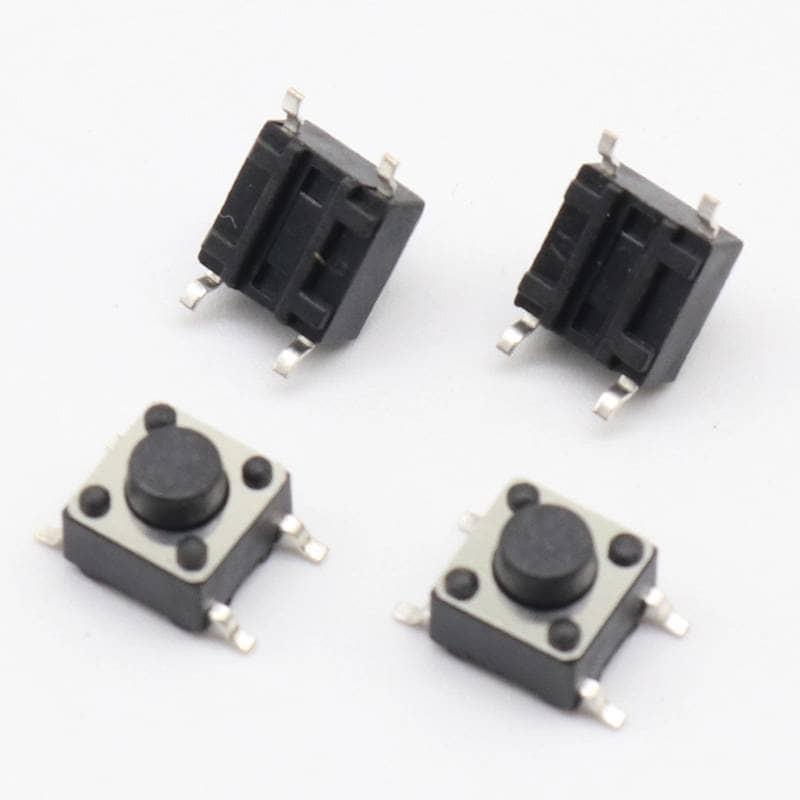 Push Button 6x6x6 SMD 4pin Tactile Momentary Switch Tombol Reset sakel ...