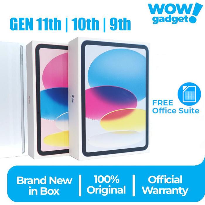 Promo Apple iPad 11 (A16) | iPad 10 | iPad 9 Wifi Only Garansi Original ...