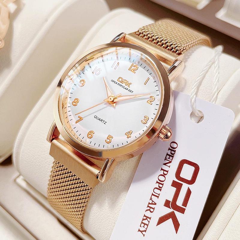 OPK Jam Tangan Wanita Original Anti Air Terbaru 2024 Analog Besi - Shop ...